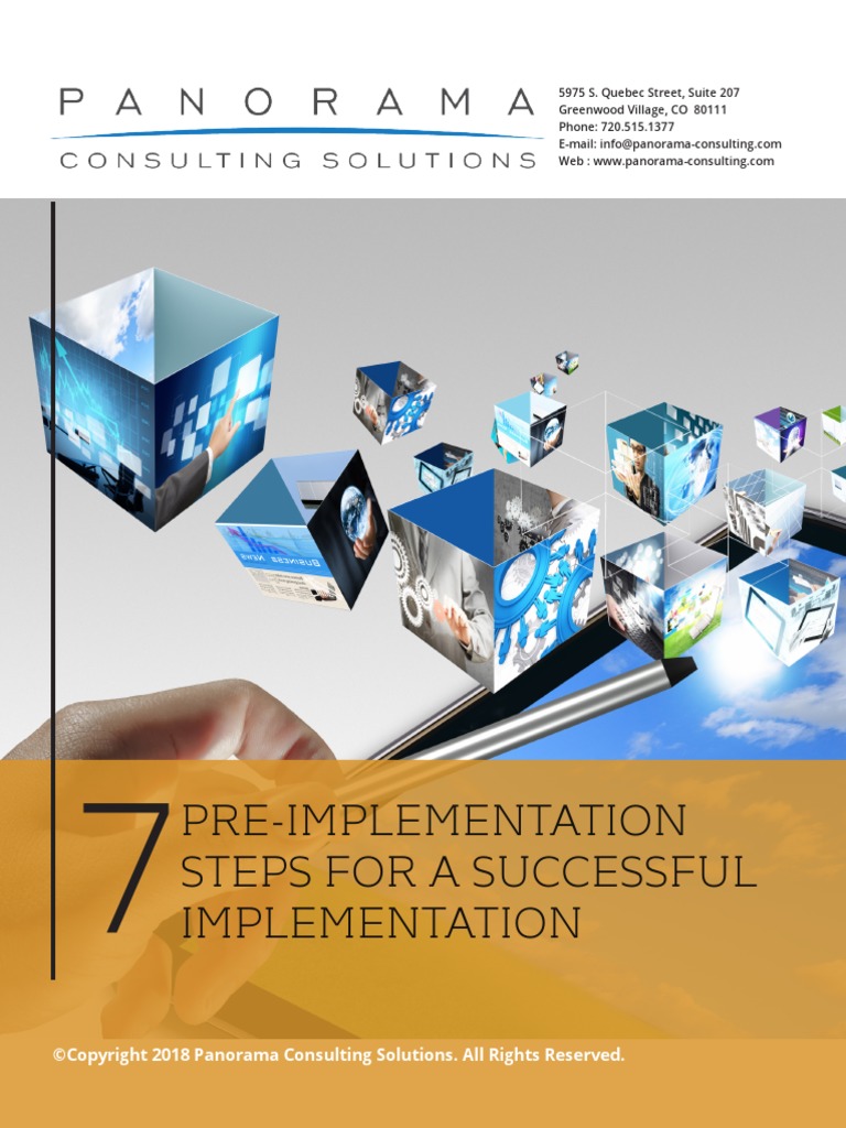 7 PreImplementation Steps For A Successful Implementation | PDF ...