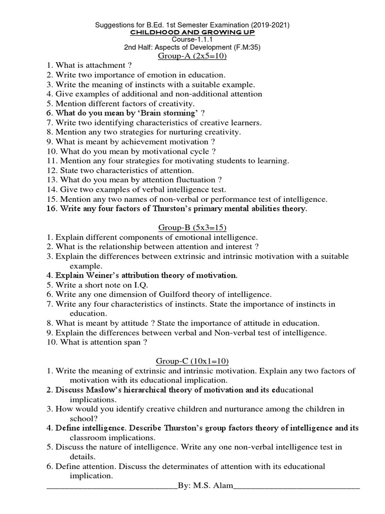 Course 1 2nd Half Sugg PDF | PDF | Motivation | Motivational