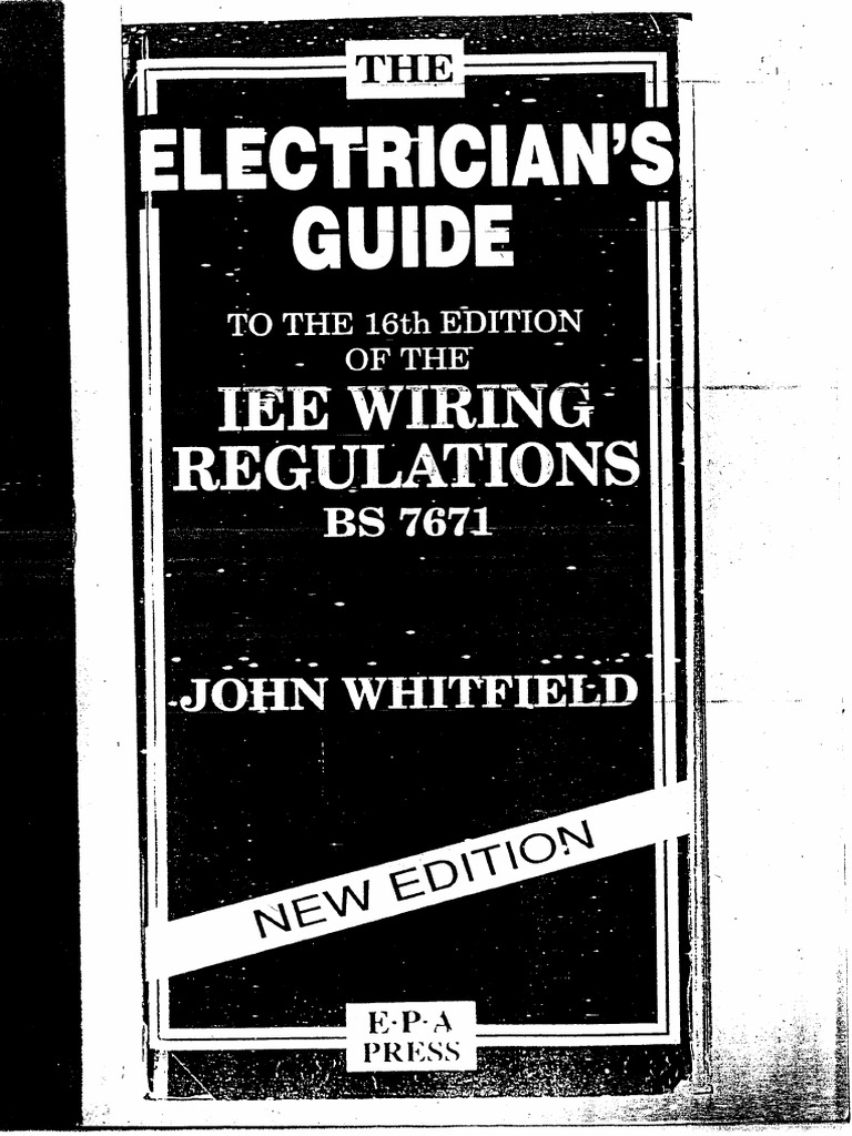 IEE Wiring Regulation PDF | PDF