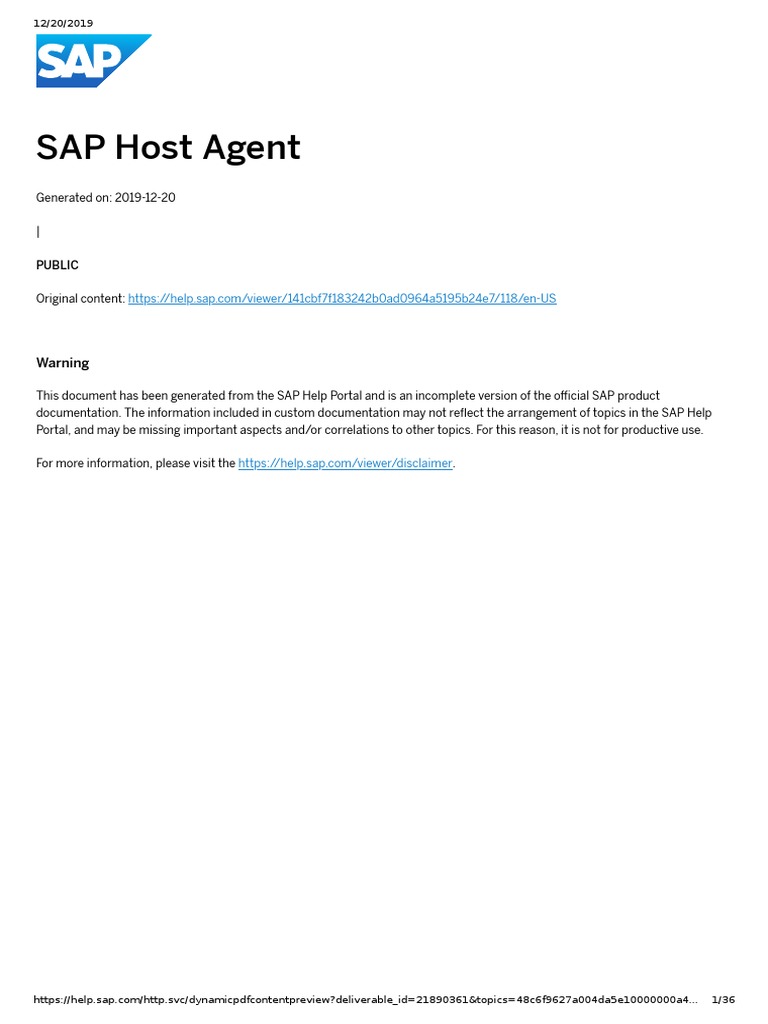 AutoUpgrade SAP Host Agent | PDF | Operating System | Command Line Interface