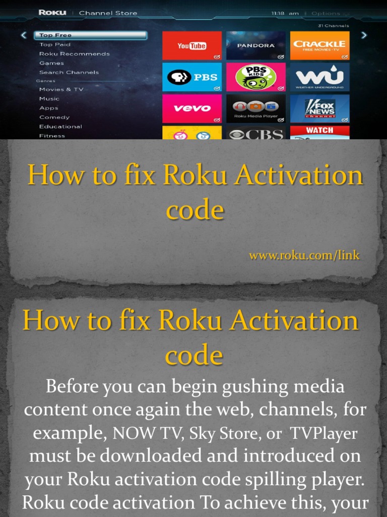 How To Fix Roku Activation Code | PDF | Business | Computers
