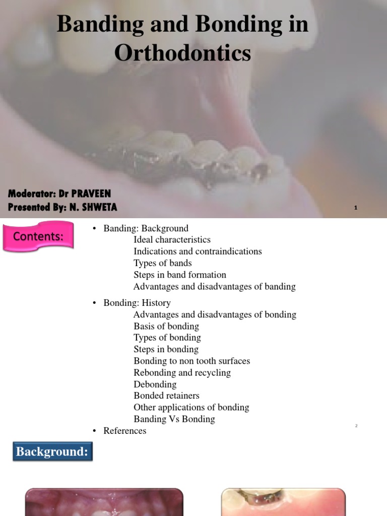 6banding and Bonding in Orthodontics | PDF | Dental Composite | Adhesive