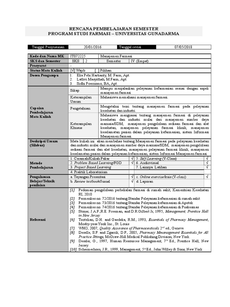 Manajemen Farmasi | PDF | Pengembangan Diri | Sains & Matematika