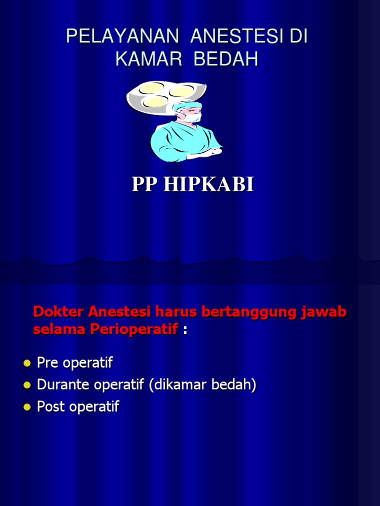 Dasar-Dasar Anestesi Hipkabi | PDF