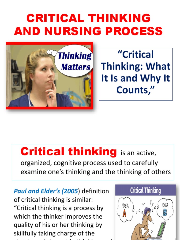 Critical Thinking in Nursing Practice | PDF | Critical Thinking | Intuition