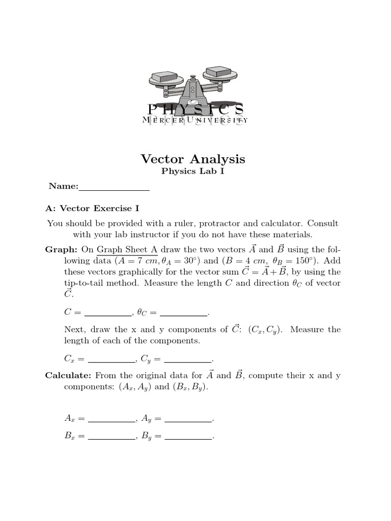 Vector Analysis | PDF | Factor Analysis | Euclidean Vector