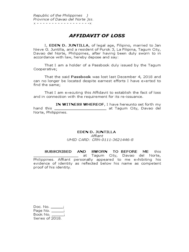 affidavit-of-loss-passbook-pdf