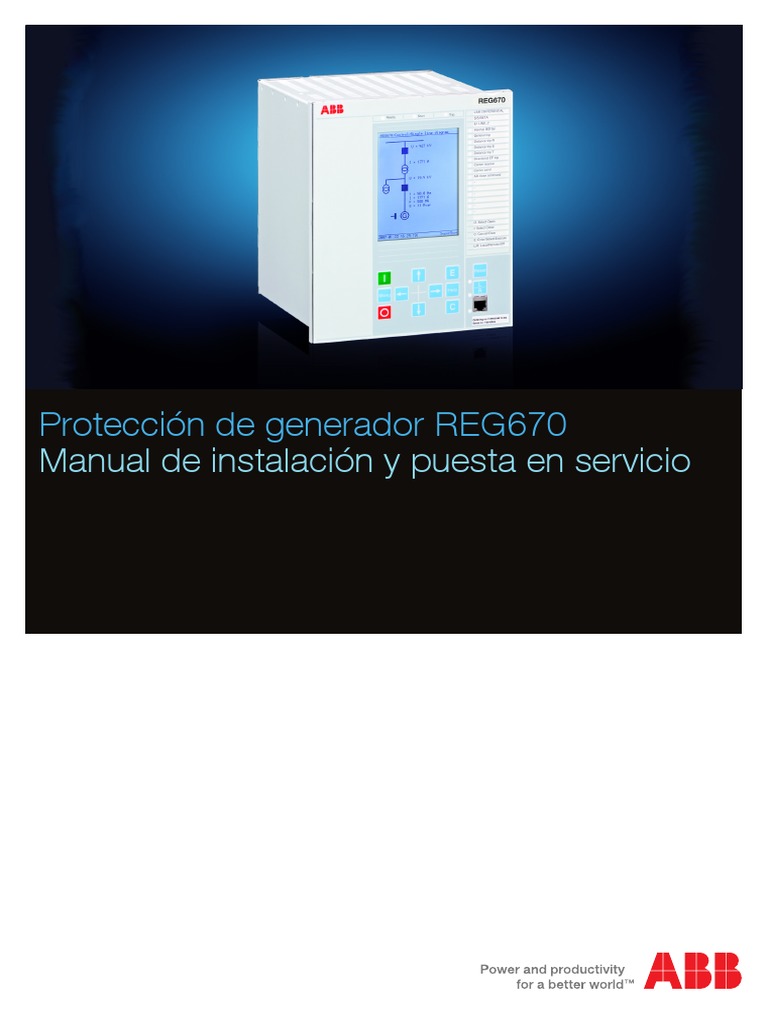 1MRK502015-UES B Es Manual de Instalacion y Puesta en Servicio ...