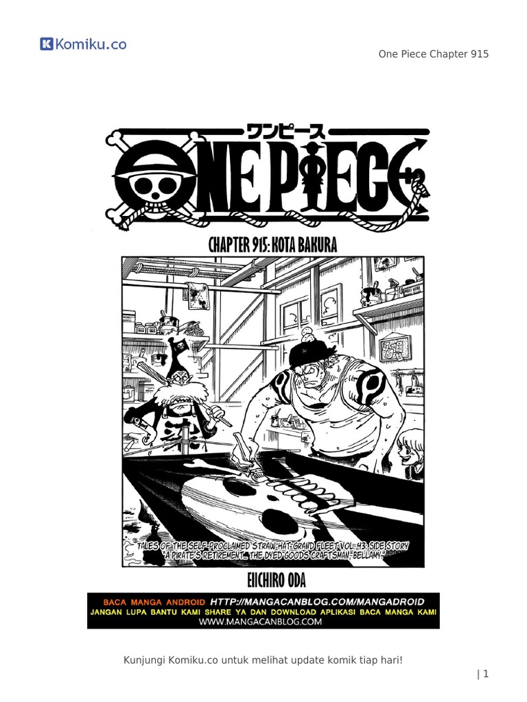Komiku - Co One Piece Chapter 915 | PDF