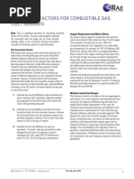 LEL Sensor Correction Factors Guide | PDF | Combustion | Oxygen
