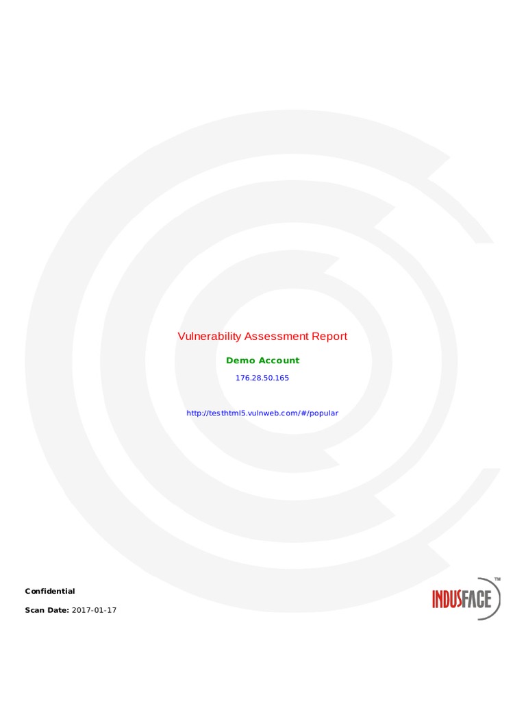Vulnerability Assessment Sample Report | Download Free PDF | Transport ...