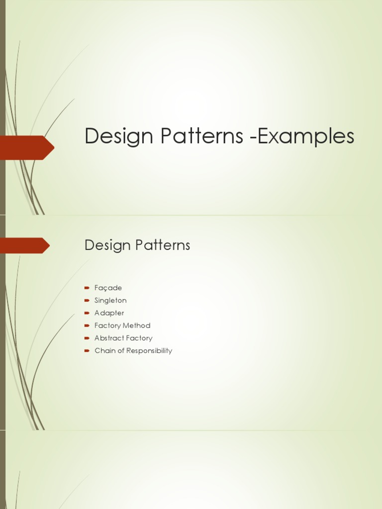 Design Patterns - Examples | PDF