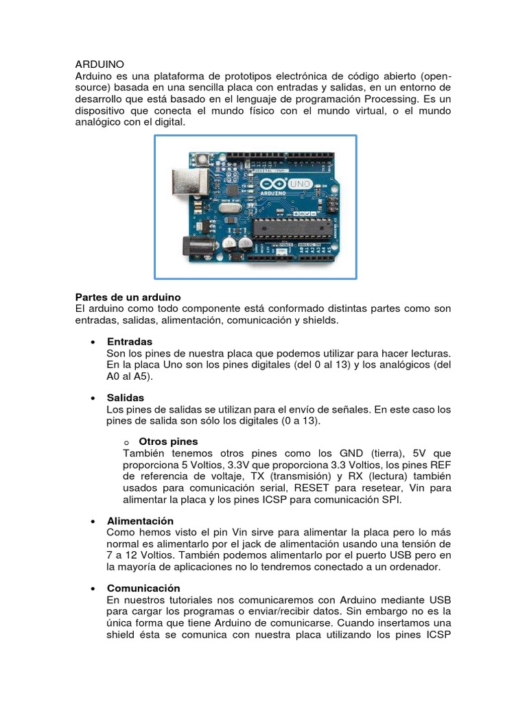 HARDWAREARDUINO | PDF | Almacenamiento de datos de la computadora | Arduino