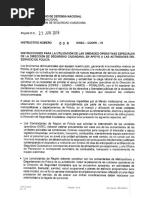 Orden Difundir Instrucciones de Seguridad Operacional Instructivo No. 013 DIPON-JESEP | PDF