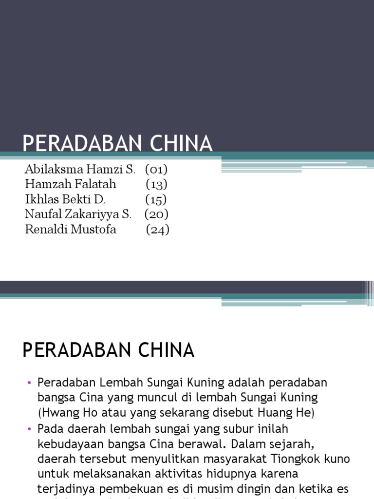 Peradaban China | PDF