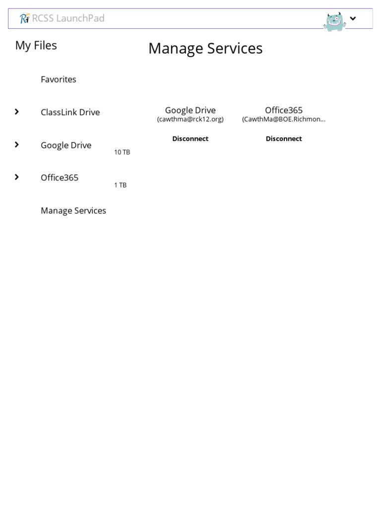 Rcss Launchpad - My Files | PDF