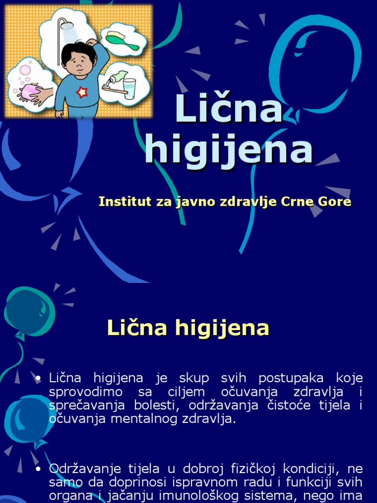 Licna Higijena Prezentacija | PDF