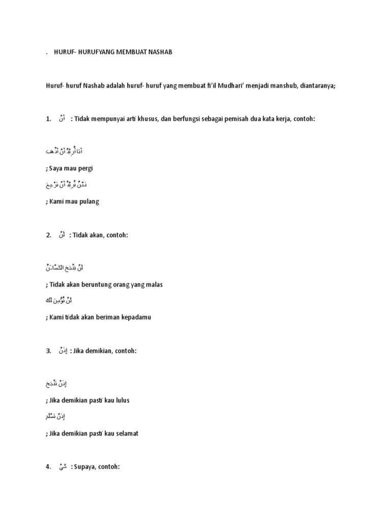 HURUF - Nasab | PDF