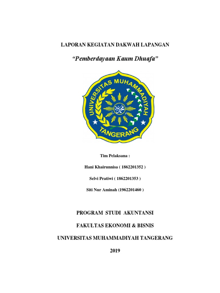 KATA PENGANTAR Dhuafa LPJ | PDF