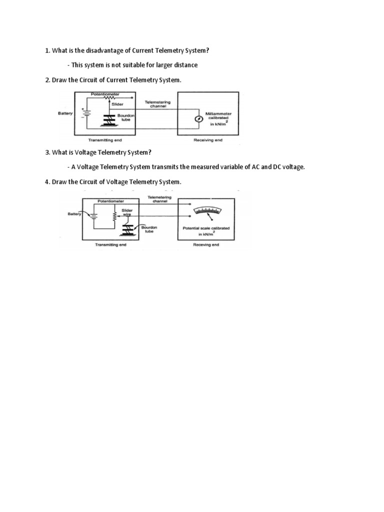 Voltage and Current Telemetry System (Question and Answer) | PDF ...
