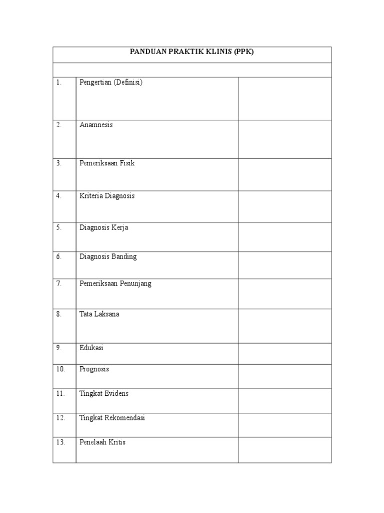 Format Panduan Praktik Klinis | PDF Format Panduan Praktik Klinis | PDF