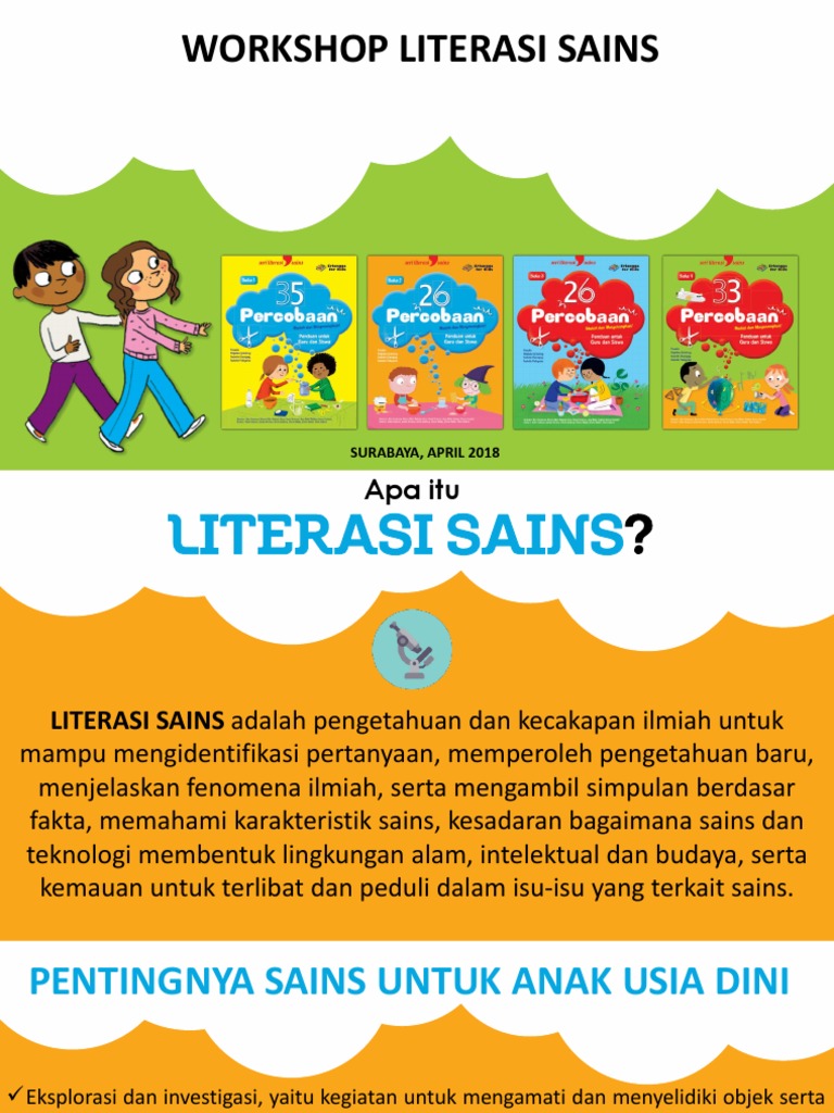 Contoh Kegiatan Literasi Sains PAUD | PDF