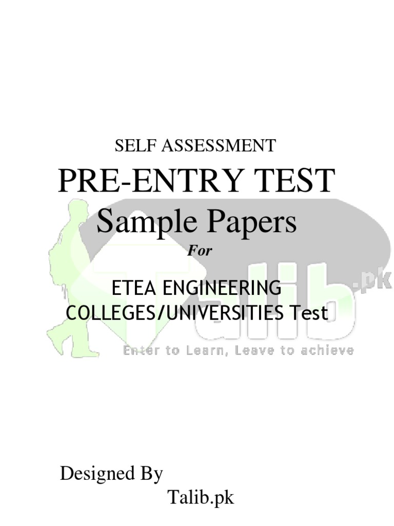 UET Peshawar Entry Test Sample Paper 2018 PDF | PDF | Covalent Bond ...