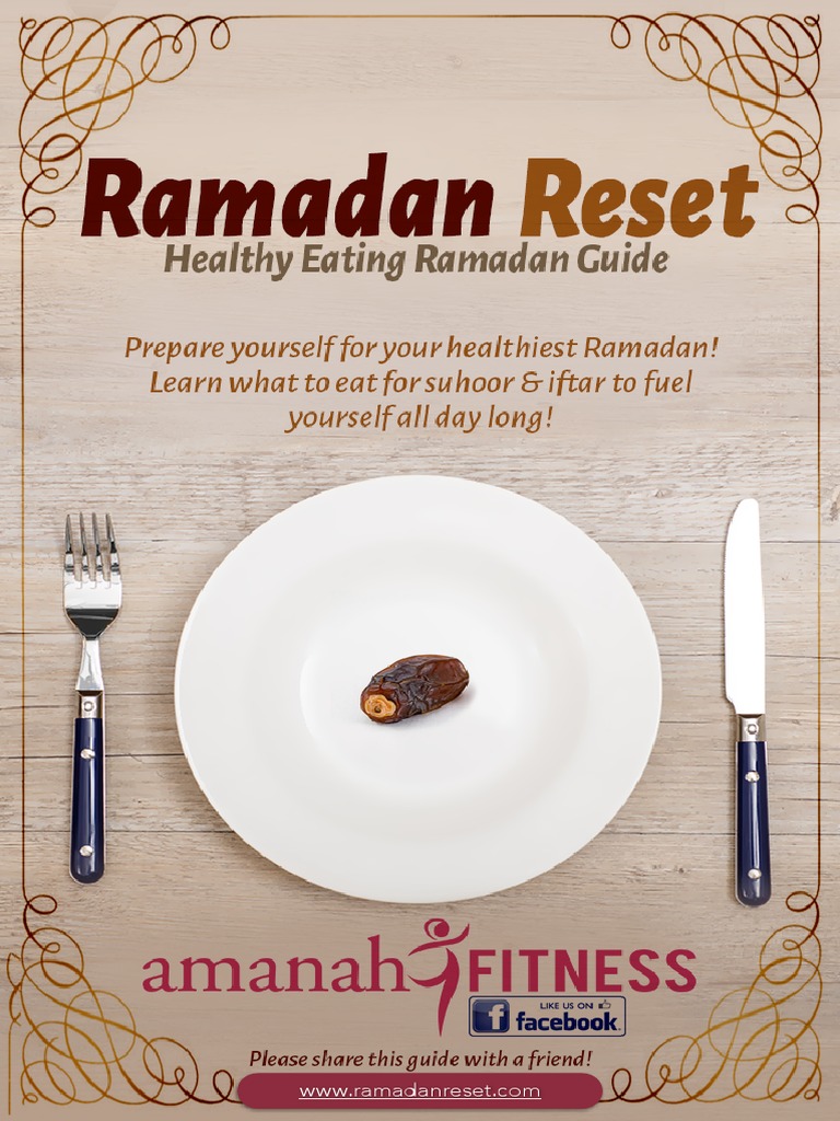 Ramadan Reset - Healthy Ramadan Checklist by Amanah-Fitness | PDF ...