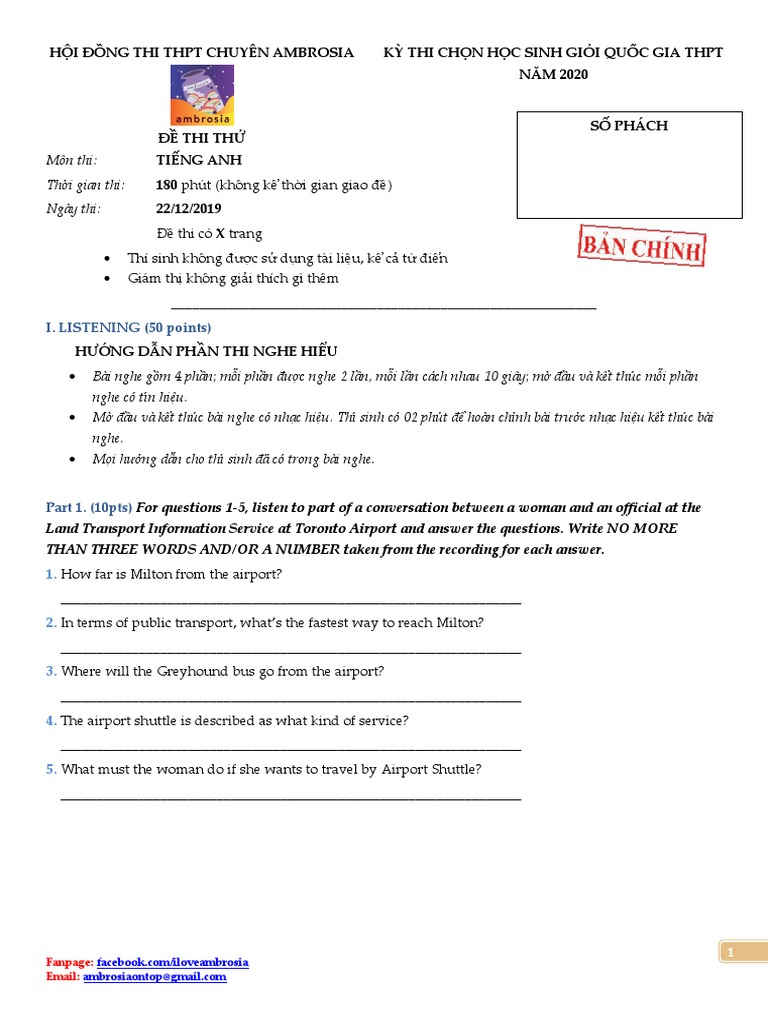 National English Exam Practice 2020 | PDF | Hypothesis | Car