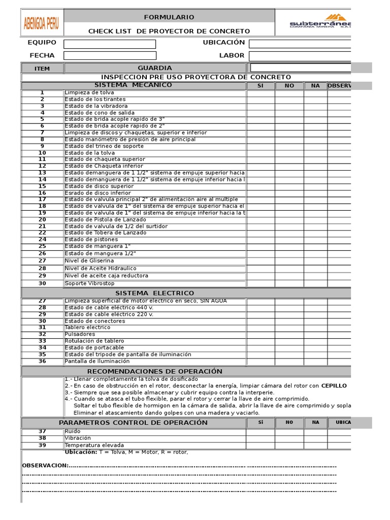 Check List Volquete | PDF | Vehículos | Tecnología de vehículos