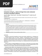XLOGP3 | PDF | Quantitative Structure–Activity Relationship | Command ...