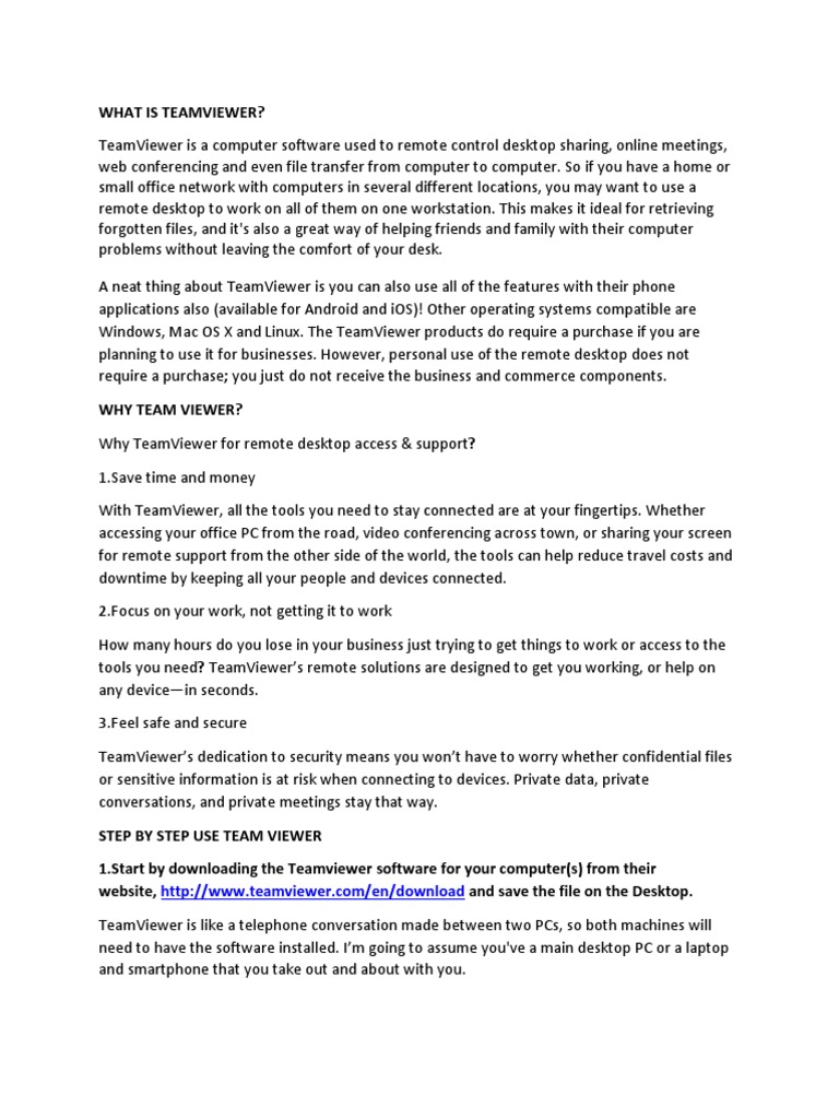 A Step-by-Step Guide to Setting Up and Using TeamViewer for Remote ...