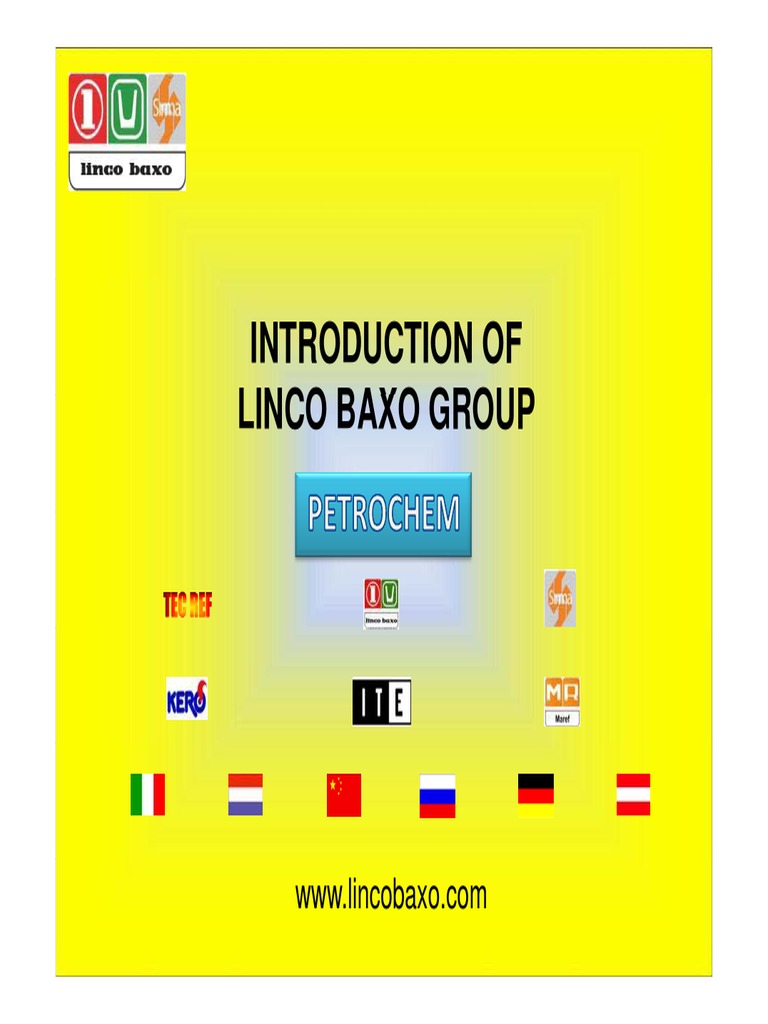 Introduction of Linco Baxo Group of Companies Petrochem 2018 Eng | PDF ...