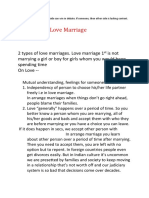 Love vs Arranged Marriage Showdown | PDF