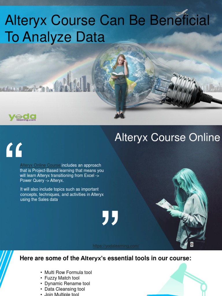 Alteryx Course Can Be Beneficial To Analyze Data | PDF | Educational ...