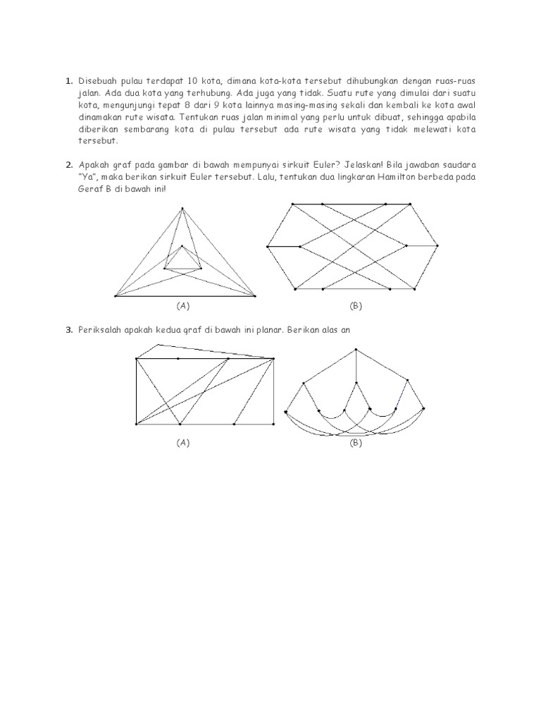 Soal Latihan Teori Graf | PDF