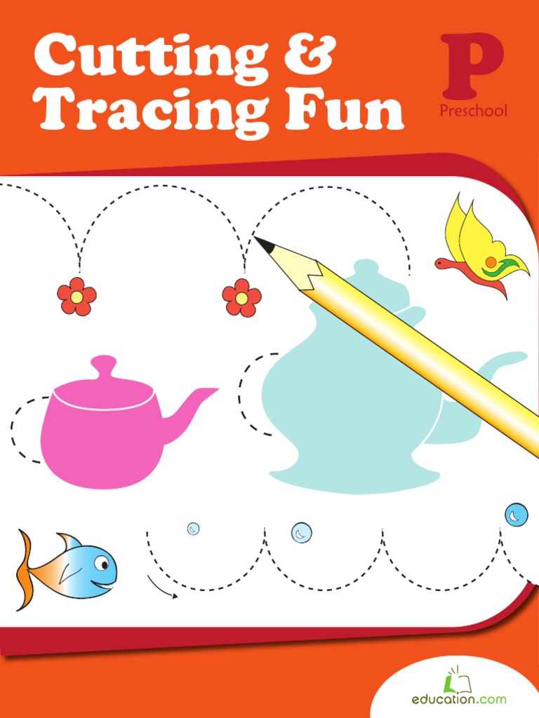 Preschool - Cutting Tracing Fun Workbook | PDF | Teaching Mathematics