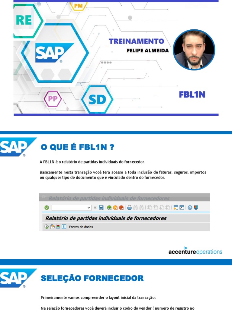 Relatório SAP FBL1N: Guia Completo | PDF | Janela (informática ...