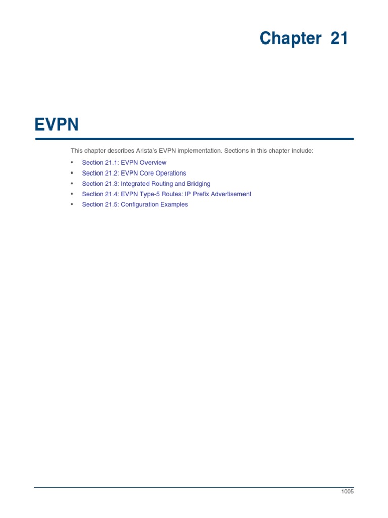 EVPN | PDF | Virtual Private Network | Ip Address