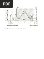 External Metric Thread Table Chart | PDF | Screw | Tools