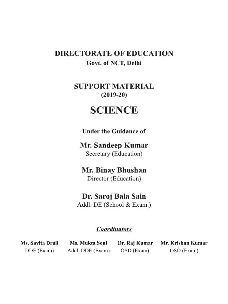 9 SM Science Eng 2019 20 PDF | PDF