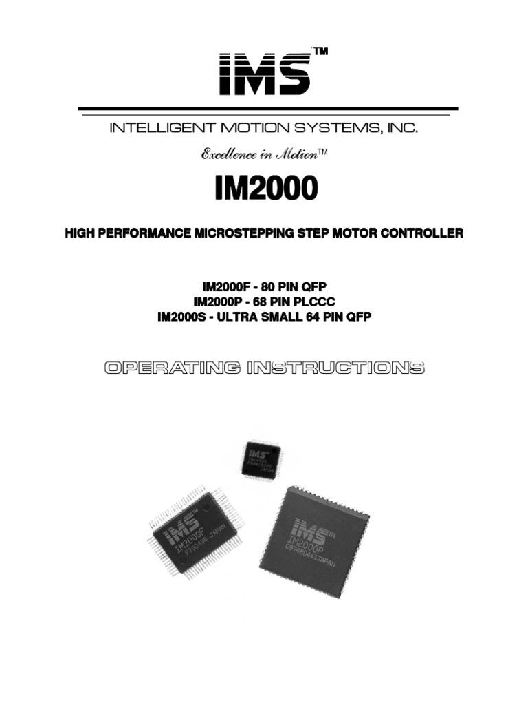 Im2000 Pdf Pdf Electric Motor Computer Engineering