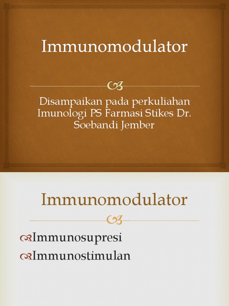 Imunomodulator | PDF | Kesehatan Holistik