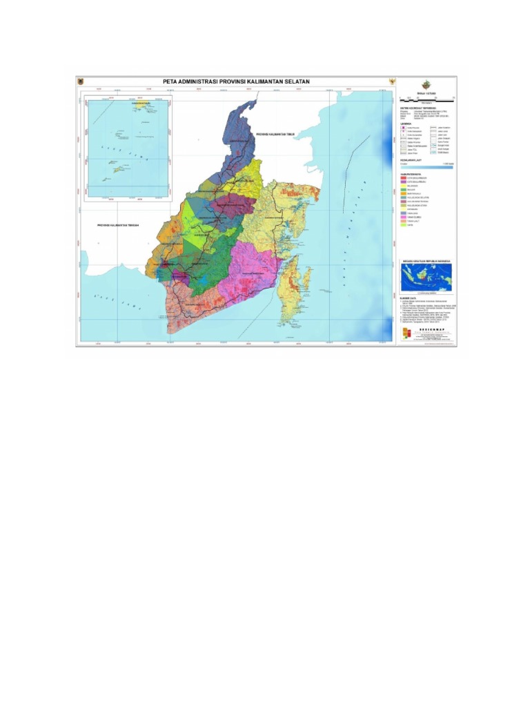 Peta Kalimantan Selatan | PDF