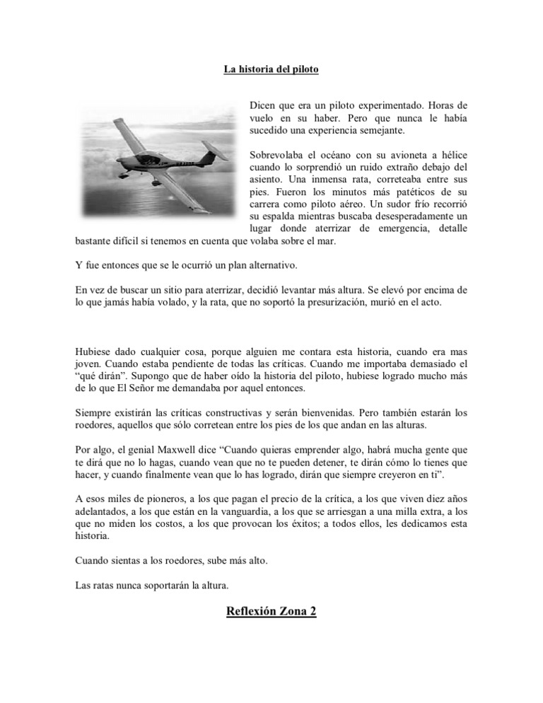 La Historia Del Piloto | PDF