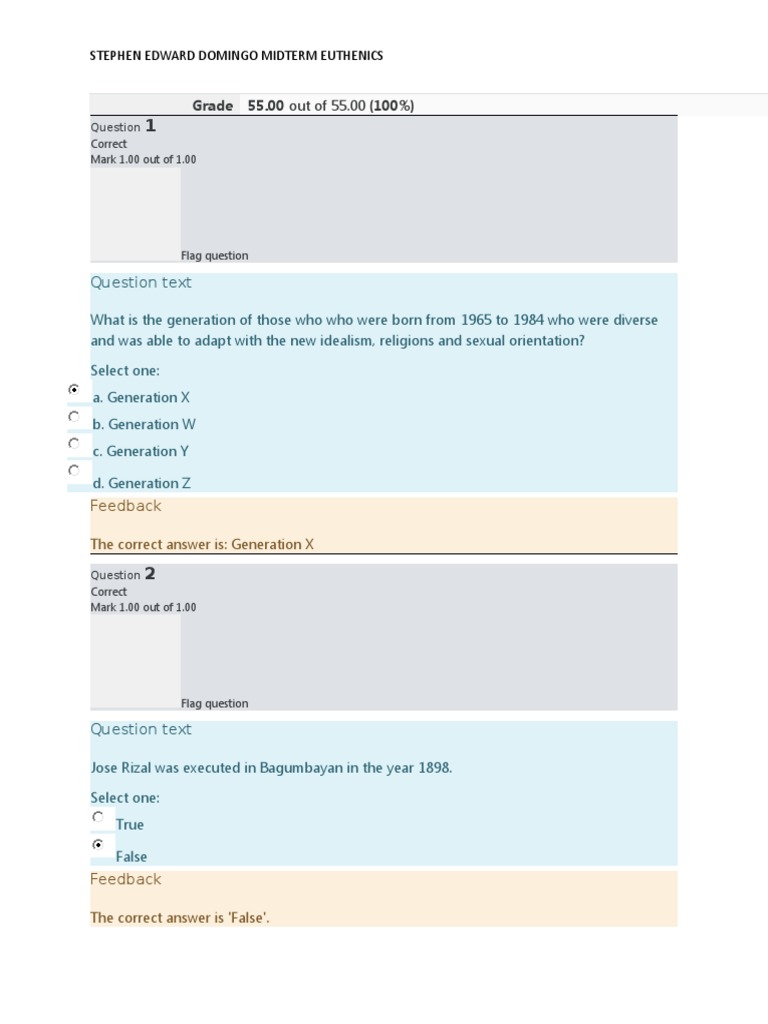 EUTHENICS 2 MIDTERM EXAM.docx | Philippines | Free 30-day Trial | Scribd