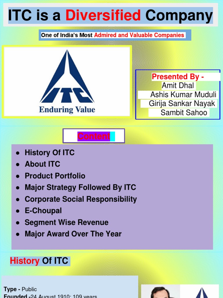 ITC Company Overview and History | PDF | Economies | Business