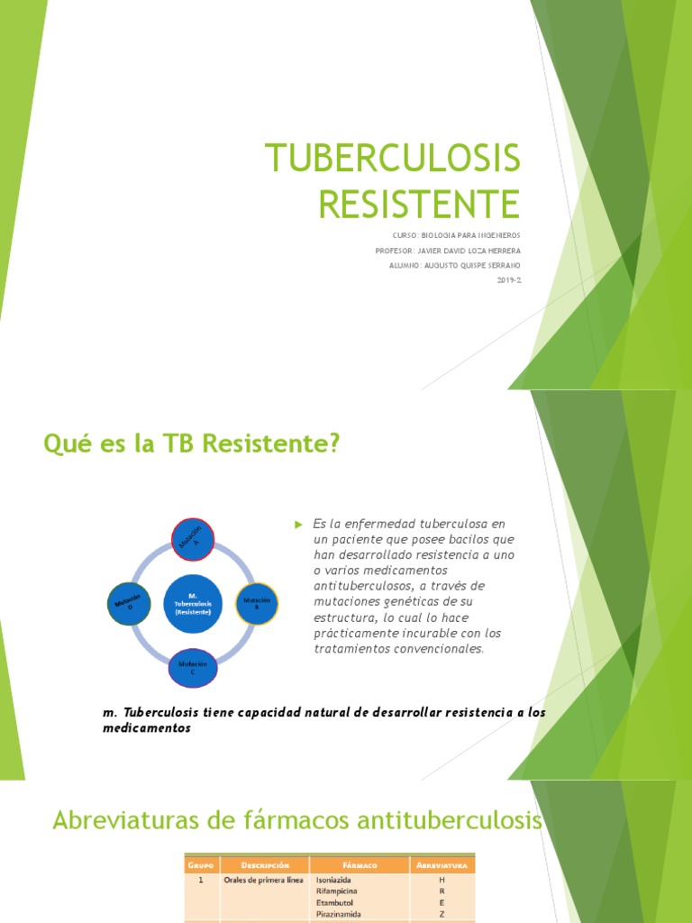 Tuberculosis Resistente | PDF | Tuberculosis | Inmunología