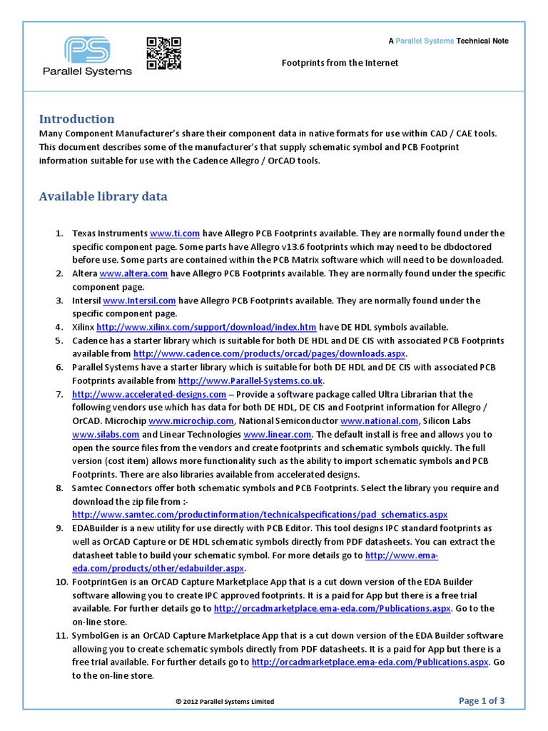 Footprints | PDF | Digital Technology | Electronic Engineering