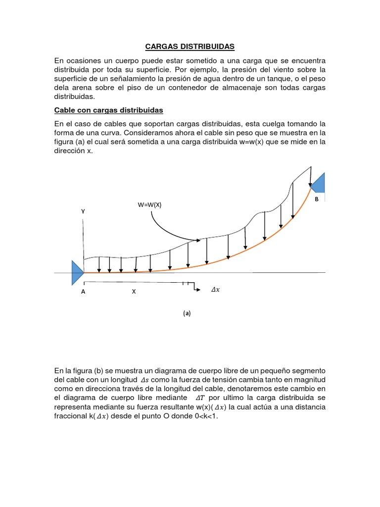 Cargas Distribuidas | PDF | Fuerza | Presión